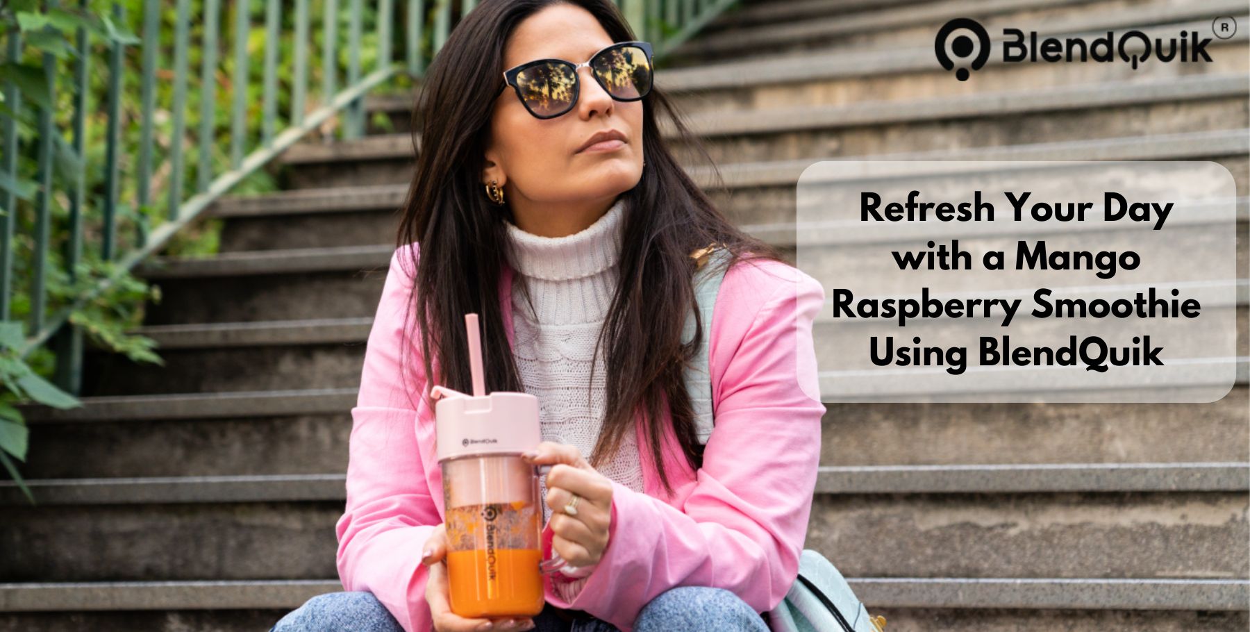 Refresh Your Day with a Mango Raspberry Smoothie Using BlendQuik
