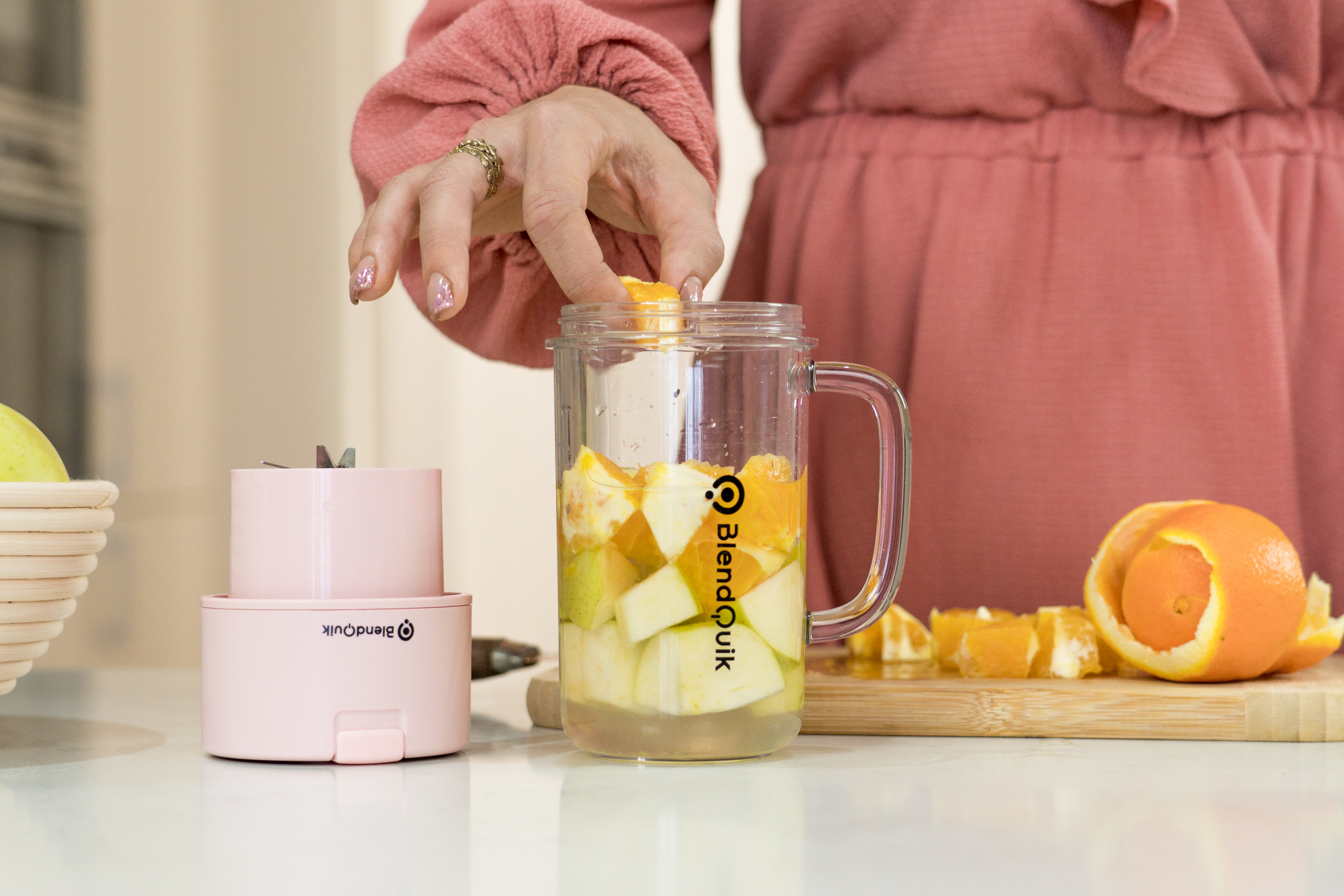 BlendQuik - Next Gen Mason Jar Personal Portable Blender